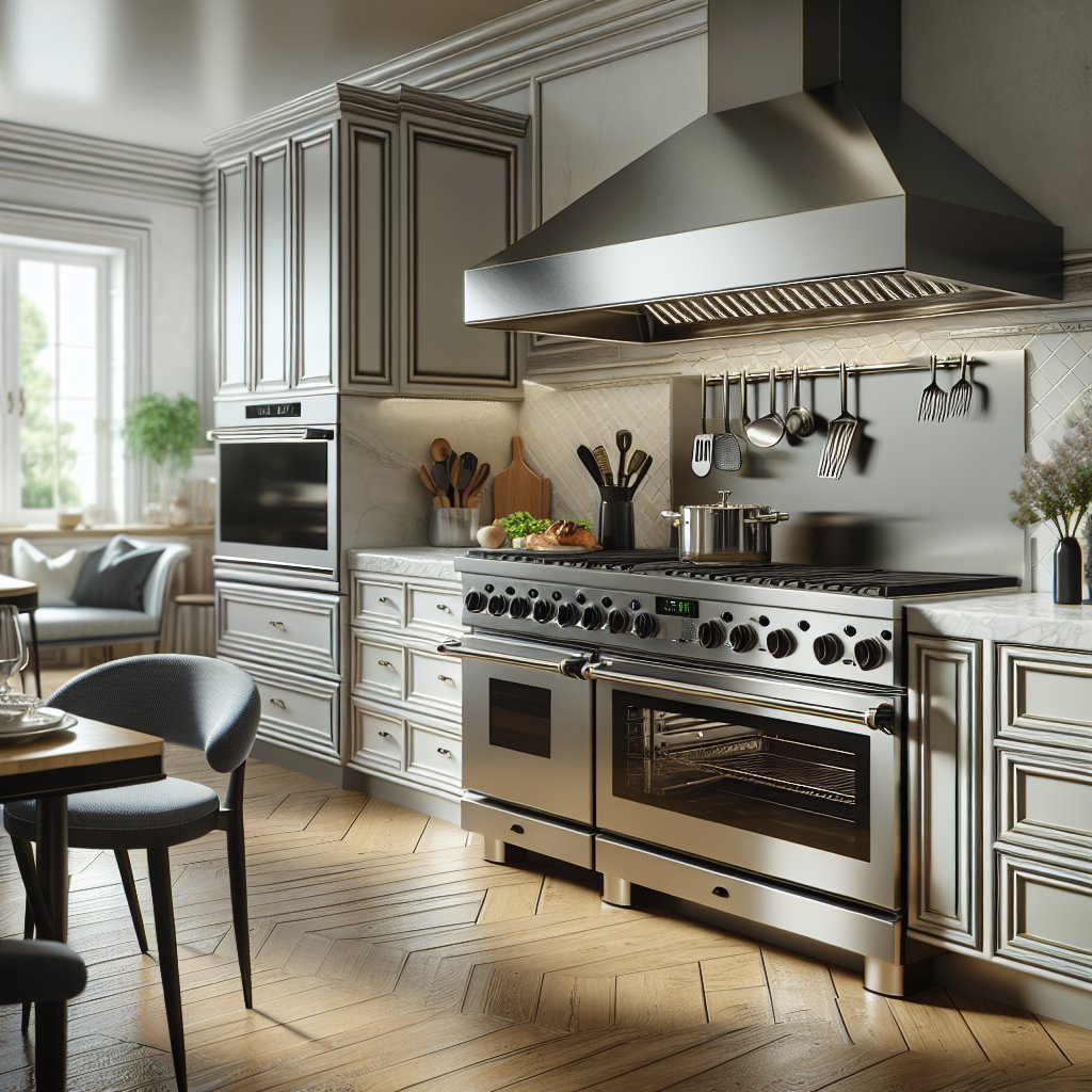 Concevoir une cuisine domestique avec des appareils électroménagers de