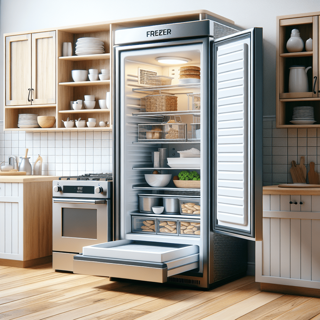 Freezer: How to prevent warm air from entering when opening the door