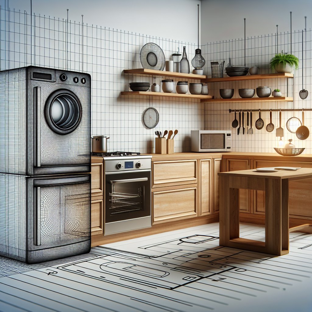 How to Design a Kitchen with an Efficient Work Triangle Including ...