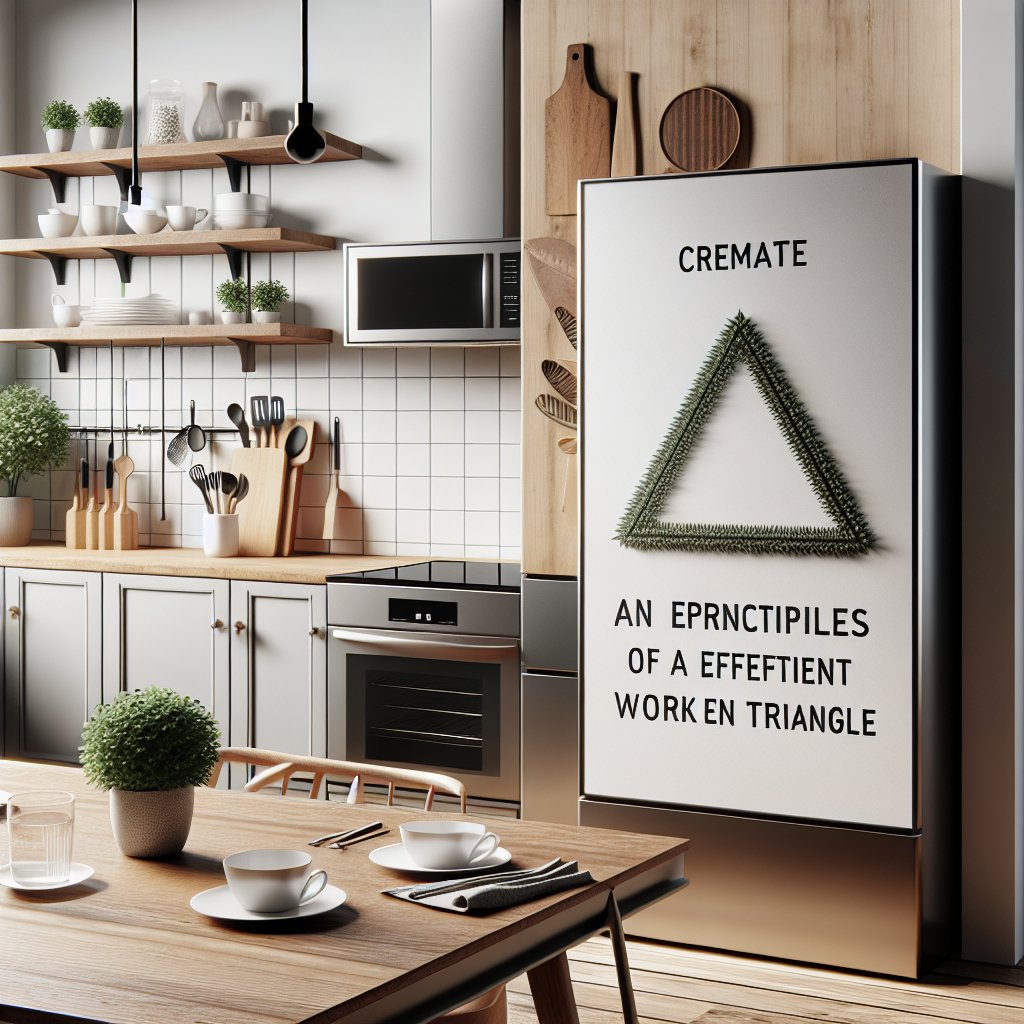 How to Design a Kitchen with an Efficient Work Triangle Including ...