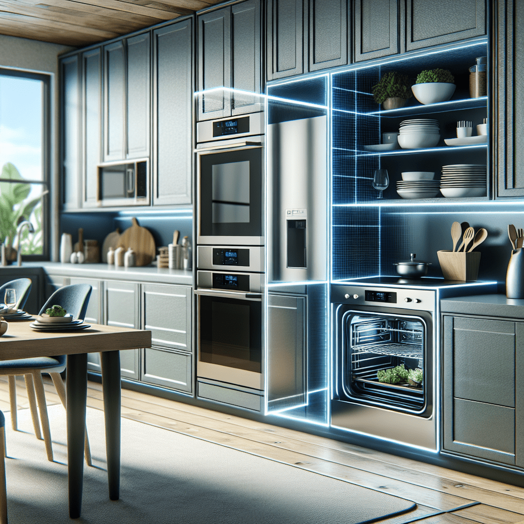 Innovative Kitchen Storage Solutions: Integrated Appliance Cabinets
